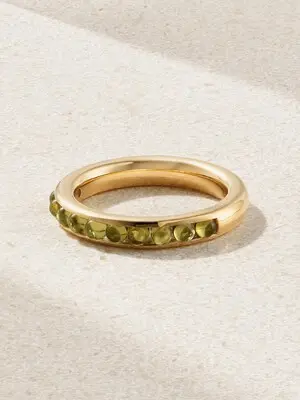 Brent Neale 18-karat Tourmaline Band Ring - Gold