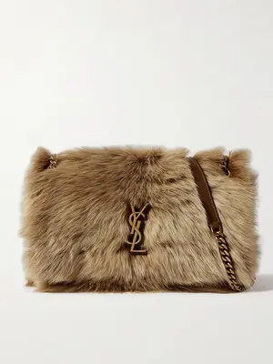 Saint Laurent Niki Shearling Shoulder Bag