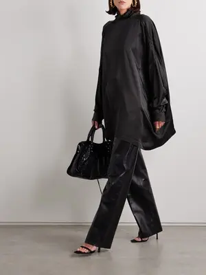 Rick Owens Asymmetric Satin Top