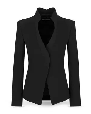 Emporio Armani Ruffled Blazer