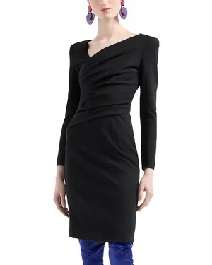 Emporio Armani Asymmetric Dress - Black
