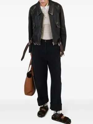 Prada Wide-leg Selvedge Jeans