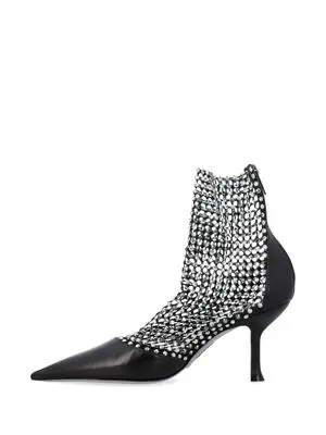 Rene Caovilla Crystal-embellished Sock Boots