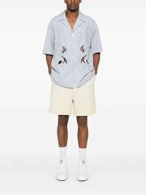 3.PARADIS Stud-embellished Bermuda Shorts