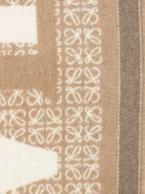 Loewe Anagram-print Logo Scarf