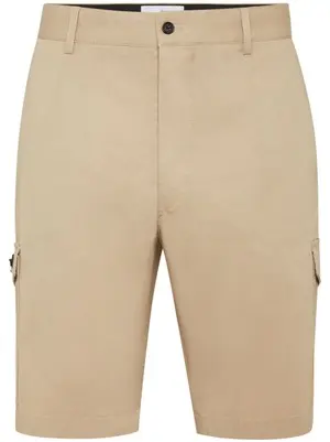 Philipp Plein Logo-plaque Cargo Shorts - Neutrals