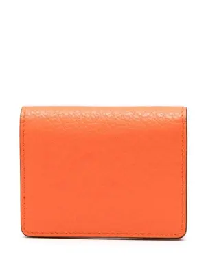 Acne Studios Folded Leather Wallet - Orange