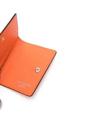 Acne Studios Folded Leather Wallet - Orange