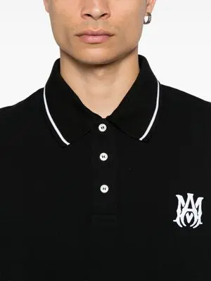 Amiri Ma Core Logo Polo Shirt - Black