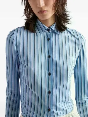 Prada Striped Cotton Shirt