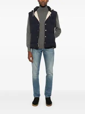 Brunello Cucinelli Cashmere Roll Neck Sweater - Grey