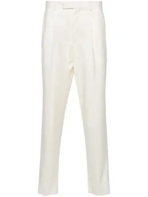 Zegna Tapered Twill Trousers