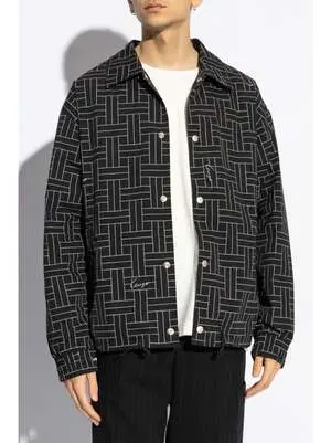 Kenzo Weave-print Windbreaker Jacket