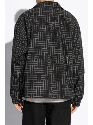 Kenzo Weave-print Windbreaker Jacket