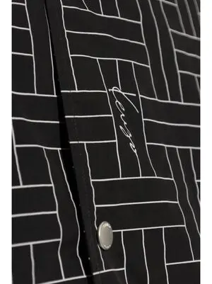 Kenzo Weave-print Windbreaker Jacket