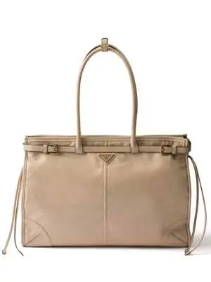 Prada Extra Large Bonnie Tote Bag - Neutrals