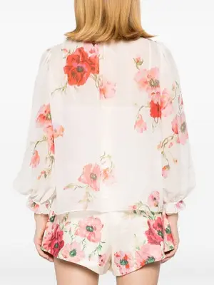 Zimmermann Lightburst Billow Blouse - Neutrals