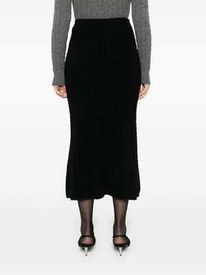 Alessandra Rich Cable-knit Maxi Skirt