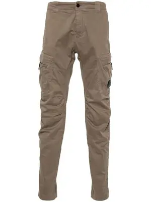 C.P. COMPANY Lens Tapered-leg Cargo Trousers - Neutrals
