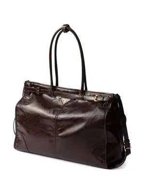 Prada Bonnie Tote Bag - Brown