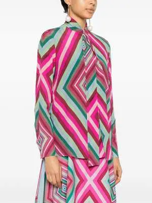 Valentino Garavani Crepe Silk Blouse - Pink