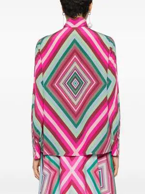 Valentino Garavani Crepe Silk Blouse - Pink