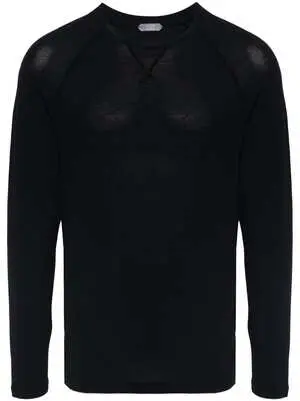 ZANONE Piqué-weave Cotton Jumper