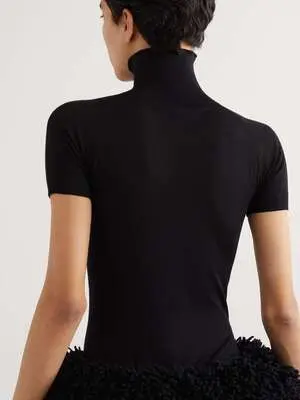 Alaïa Wool-jersey Bodysuit