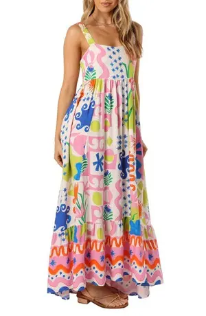 PETAL & PUP Printed Maxi Dress