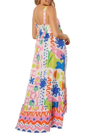 PETAL & PUP Printed Maxi Dress