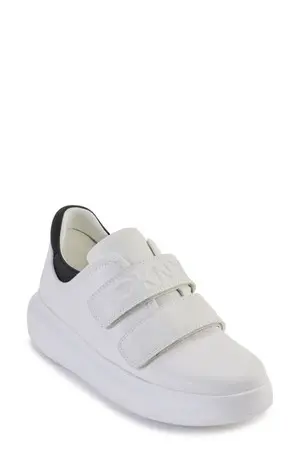 Dkny Jamiah Platform Sneakers - White/black