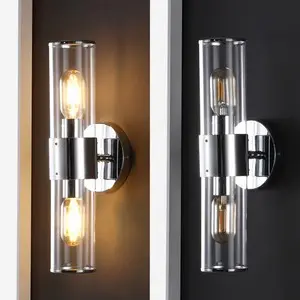 JONATHAN Y Quinn 2-light Mid-century Modern Iron/acrylic Led Sconce