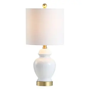 JONATHAN Y Perry Ceramic/metal Led Table Lamp