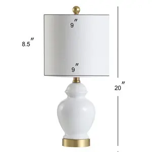 JONATHAN Y Perry Ceramic/metal Led Table Lamp