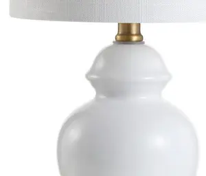 JONATHAN Y Perry Ceramic/metal Led Table Lamp