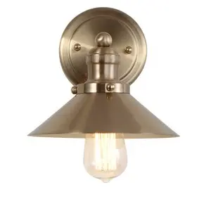 JONATHAN Y July Metal Shade Sconce - Brass Gold