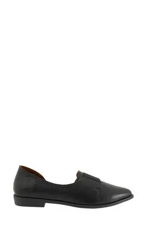 BUENO Brenda D'orsay Leather Flats - Black