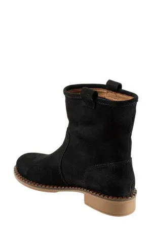 BUENO Olina Ankle Bootie - Black Suede