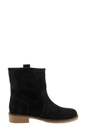 BUENO Olina Ankle Bootie - Black Suede