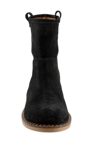 BUENO Olina Ankle Bootie - Black Suede