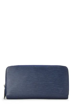 LOUIS VUITTON Blue Marine Epi Zippy Wallet - Navy