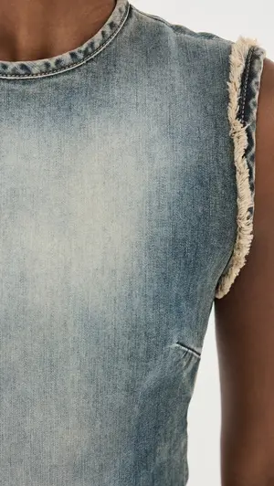 Acne Studios Denim Asymmetrical Dress
