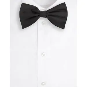 REISS Boyle Grosgrain Bow Tie - Black