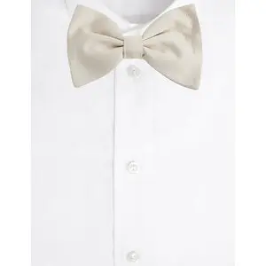 REISS Boyle Grosgrain Bow Tie - Ivory