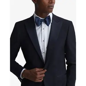 REISS Boyle Grosgrain Bow Tie - Navy