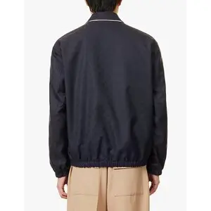 Gucci Monogram-print Two-welt-pockets Regular-fit Cotton Jacket