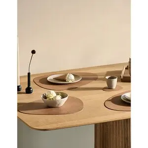 LIND DNA Curve Leather Table Mat