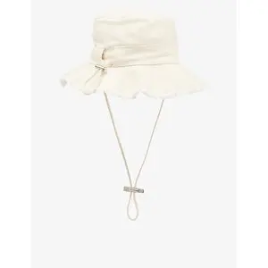 Jacquemus Le Bob Artichaut Cotton-twill Hat - Off-white