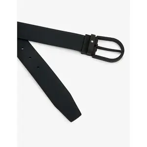 Montblanc Horseshoe Buckle Leather Belt