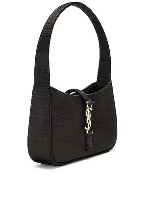 Saint Laurent Mini Le 5 A 7 Tri Metal Bag - Nero